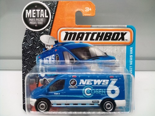Matchbox Superfast / MB 1032 - Ford Transit TV News Van - Blue - Model ...
