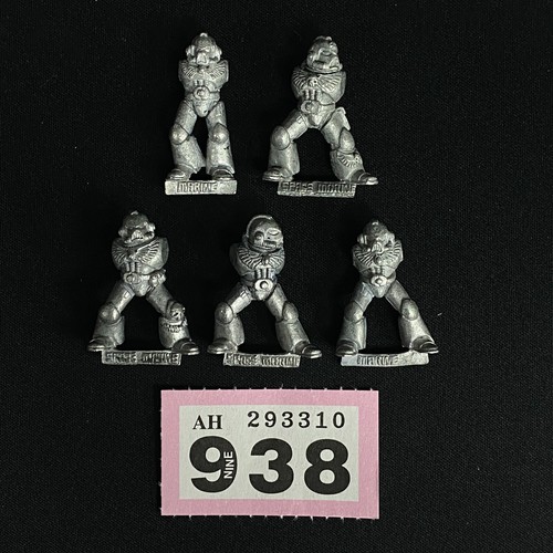 Espace Marine Tactique Marines MM X 5 Warhammer 40,00 40K Métal Citadel ...