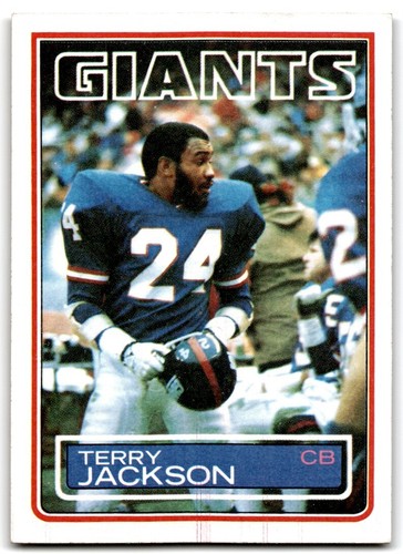 1983 Topps Terry Jackson New York Giants #127 | eBay