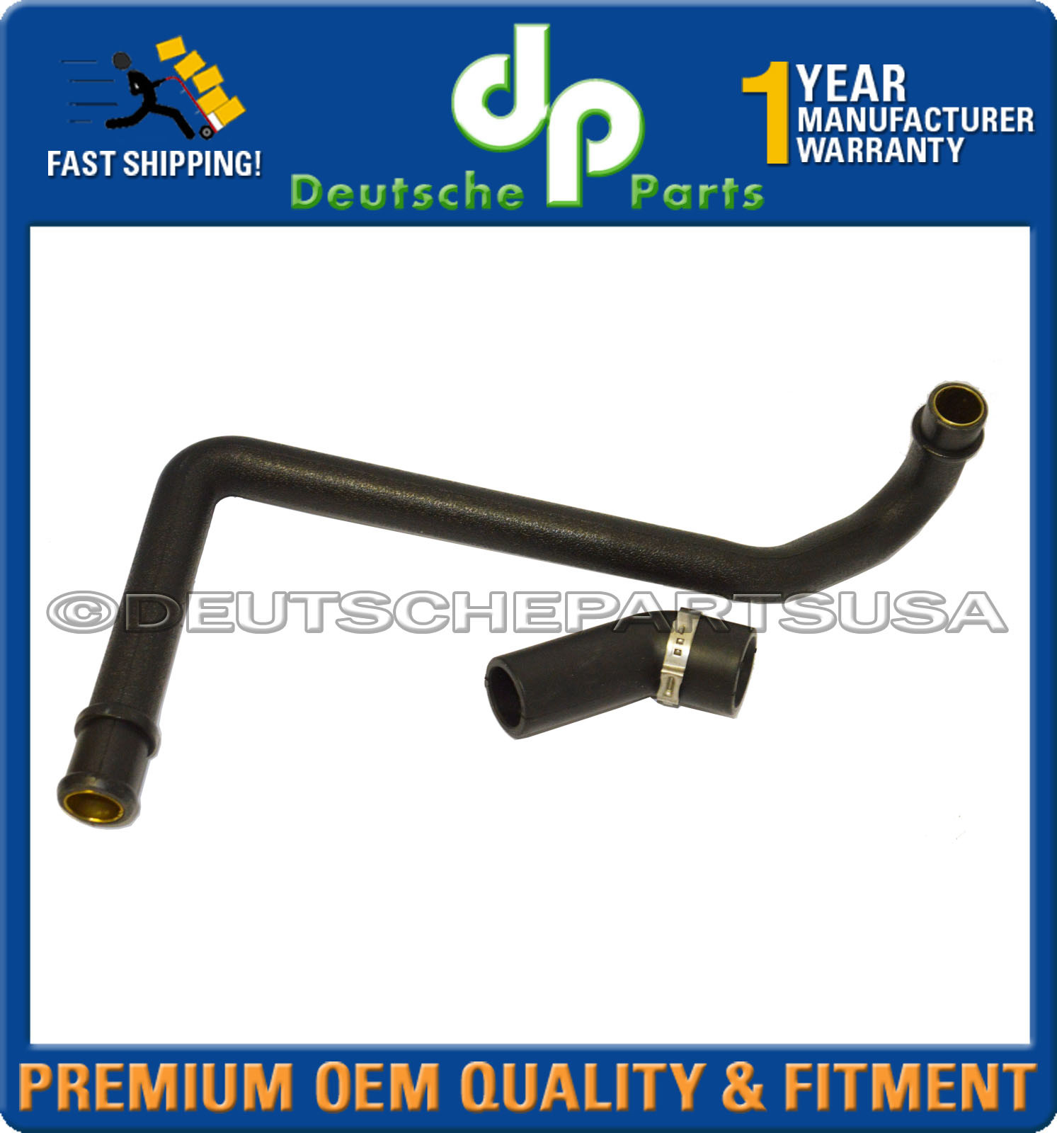 VW Breather Tube - To pressure regulating valve on valve cover 037 103 ...