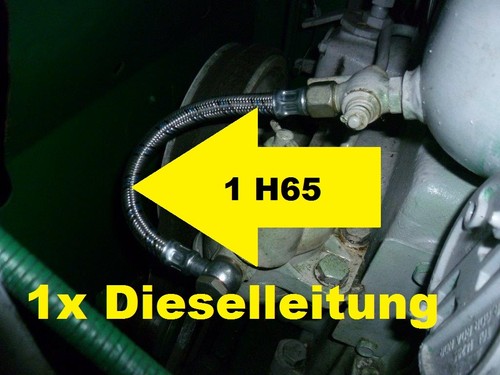 Dieselleitung Silberschlauch IFA DDR Kraftstoffleitung Multicar M21 ...