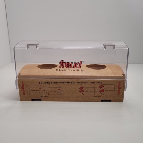Freud 99-267 Router Bit Set Entry And Exterior Door Bit Set Wood Case ...