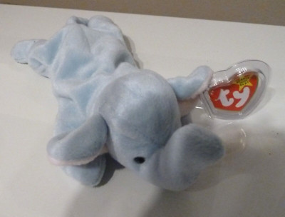 Beanie Babies Collection TY 'PEANUT' the elephant Born 01/25/1995 ...