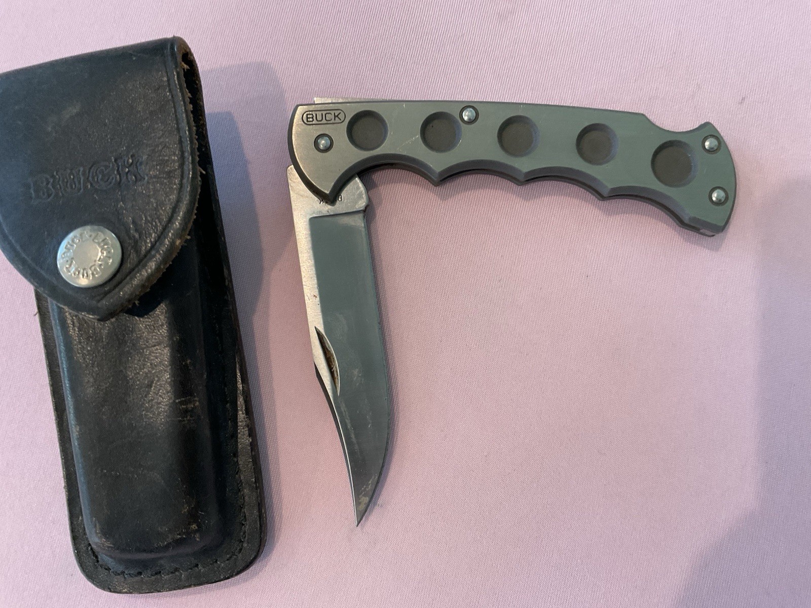 Vintage Buck Folding Knife Model 560 C USA Pocket Blade Sheath | eBay