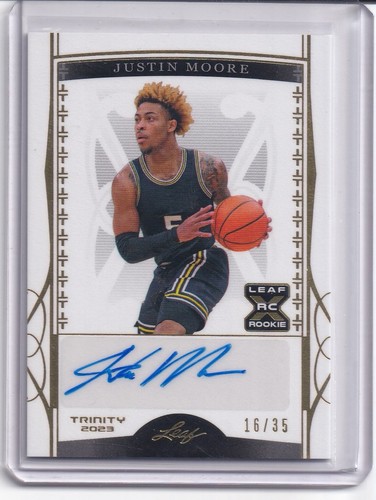 2023 Leaf Trinity Basketball Justin Moore XRC Auto /35 | eBay