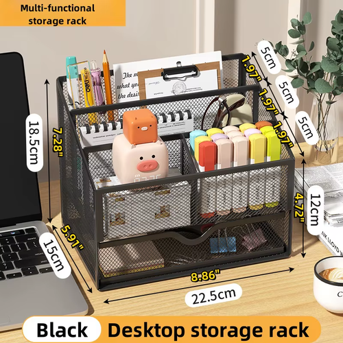 1Pcs Metal Desktop Organizer File Holder Stationery Organizer Metal ...