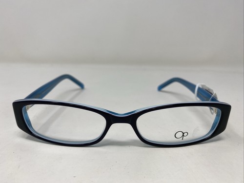 Ocean Pacific MARINE BEACH MIDNIGHT LAMINATE 52-16-140 Blue Eyeglasses ...