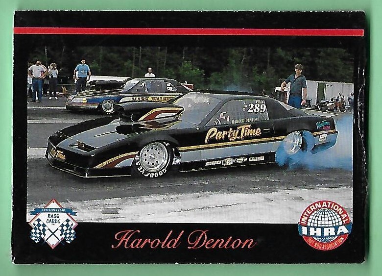 Rare 1989 IHRA Checkered Flag 20 Drag Race Cards Factory Sealed Pack | eBay