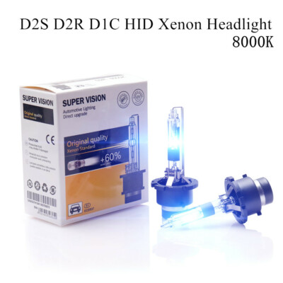 D2S D2R 8000K HID Xenon Headlight Globes Replace for Philips for Osram ...