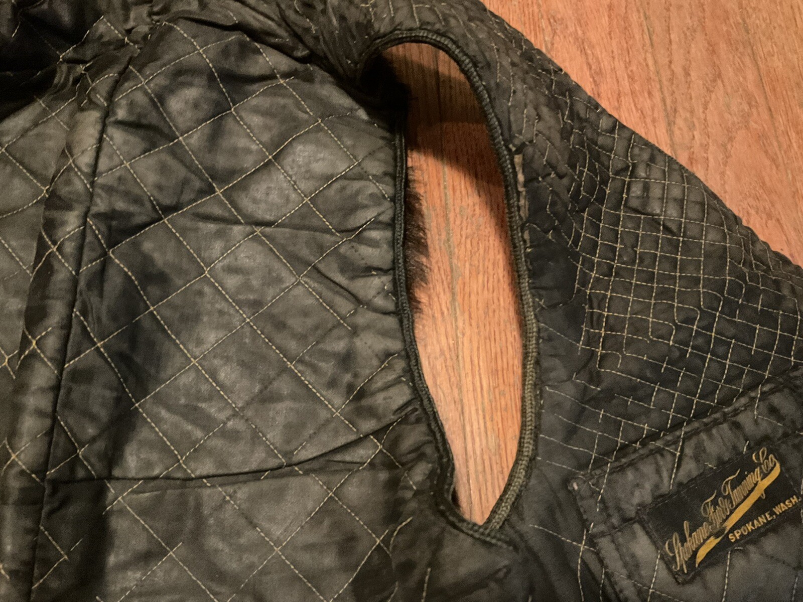 1920s Hair Hide Vest Grizzly Western Cowboy w/Mittens RARE Spokane Fur ...