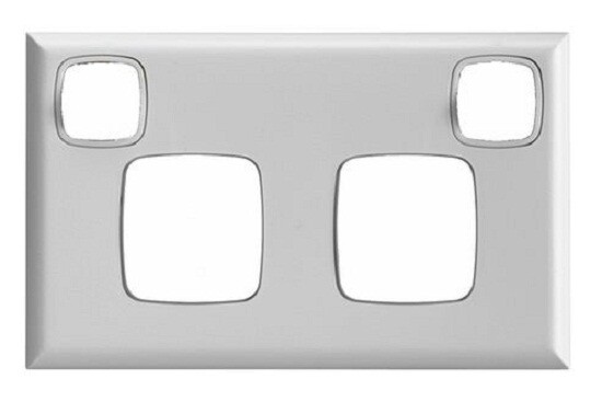 8x HPM EXCEL DOUBLE POWERPOINT COVER PLATES Horizontal Clip On, High ...