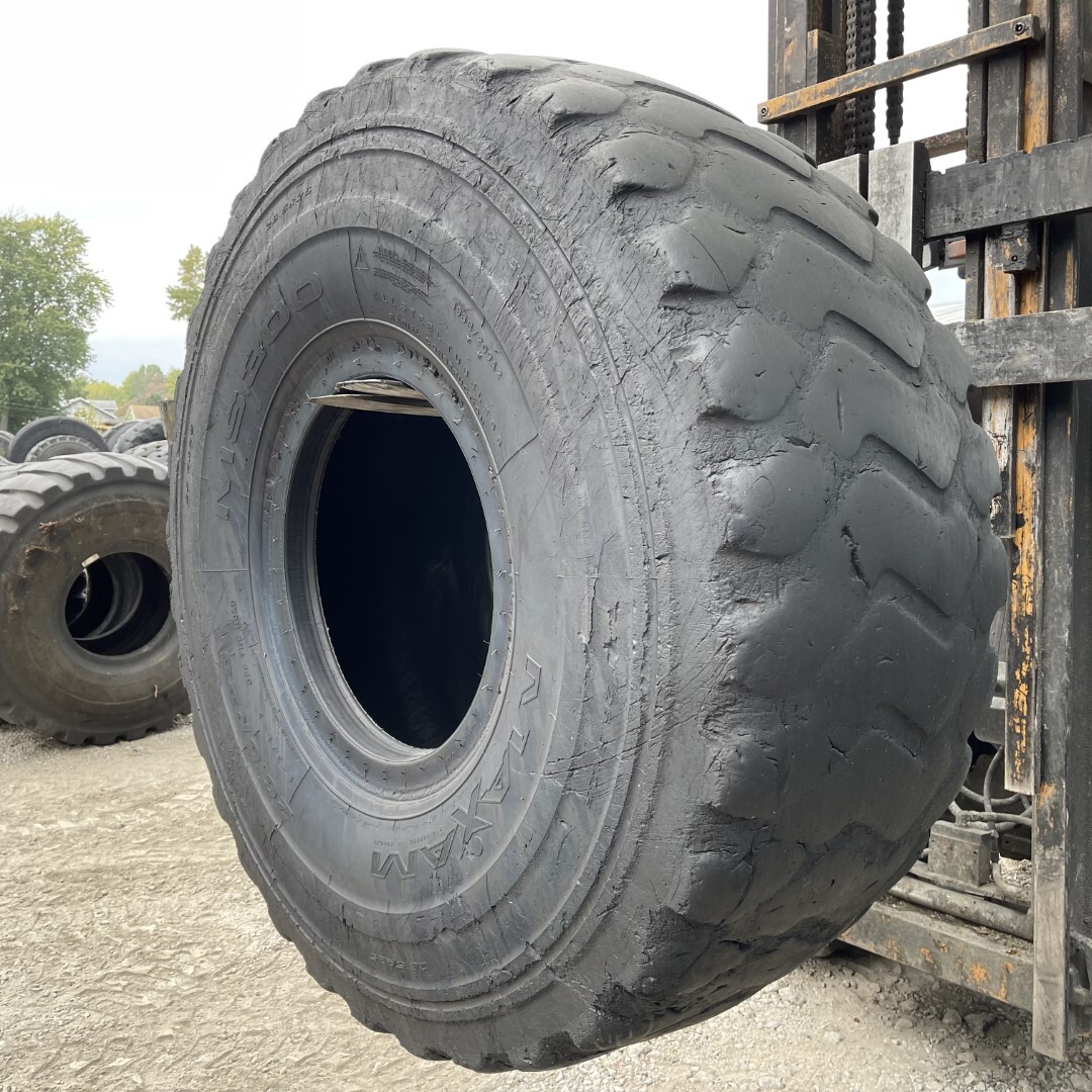 26.5R25 Maxam OTR Tire E-3 L-3 MS300 2-Star Used 6/32 Casing Low Tread ...