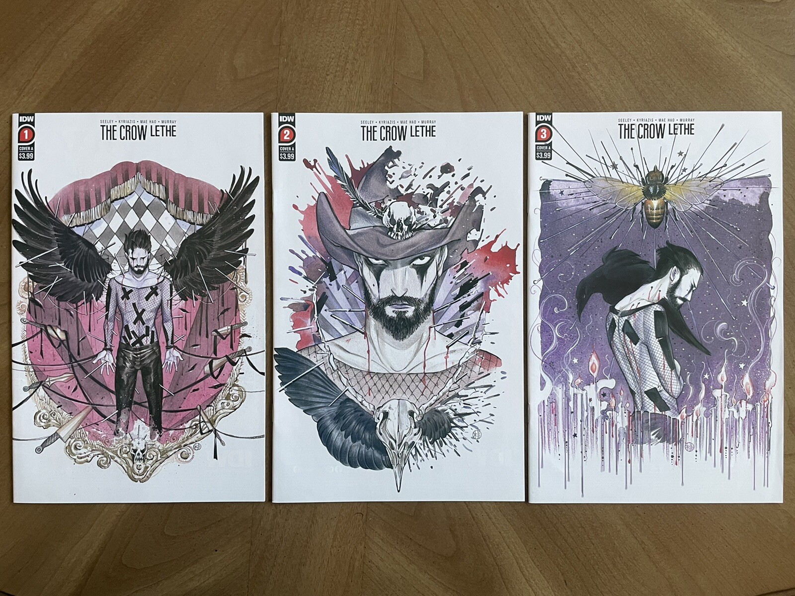 The Crow: Lethe #1-3 Peach Momoko 2020 Tim Seeley 1(3rd) 2,3(2nd Print ...
