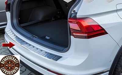 2016-2020 VW Tiguan Chrome Rear Bumper Protection | Stainless Steel ...