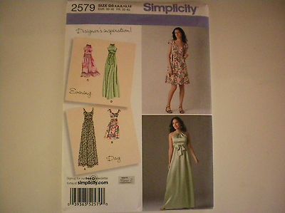 NEW Simplicity 2579 Pattern Misses dresses size 4,6,8,10,12 | eBay