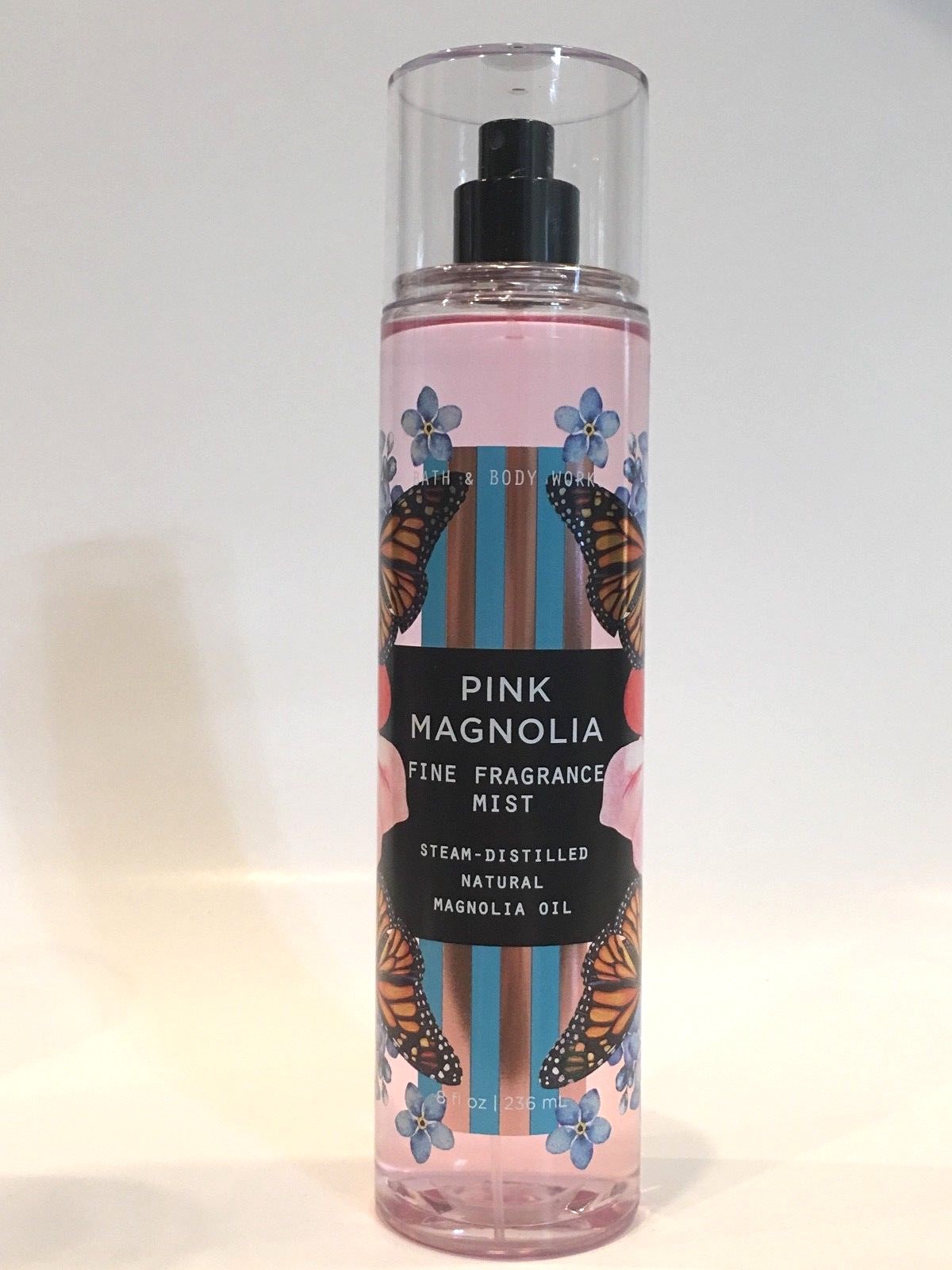 NEW 1 BATH & BODY WORKS PINK MAGNOLIA FINE FRAGRANCE MIST BODY SPRAY 8 ...