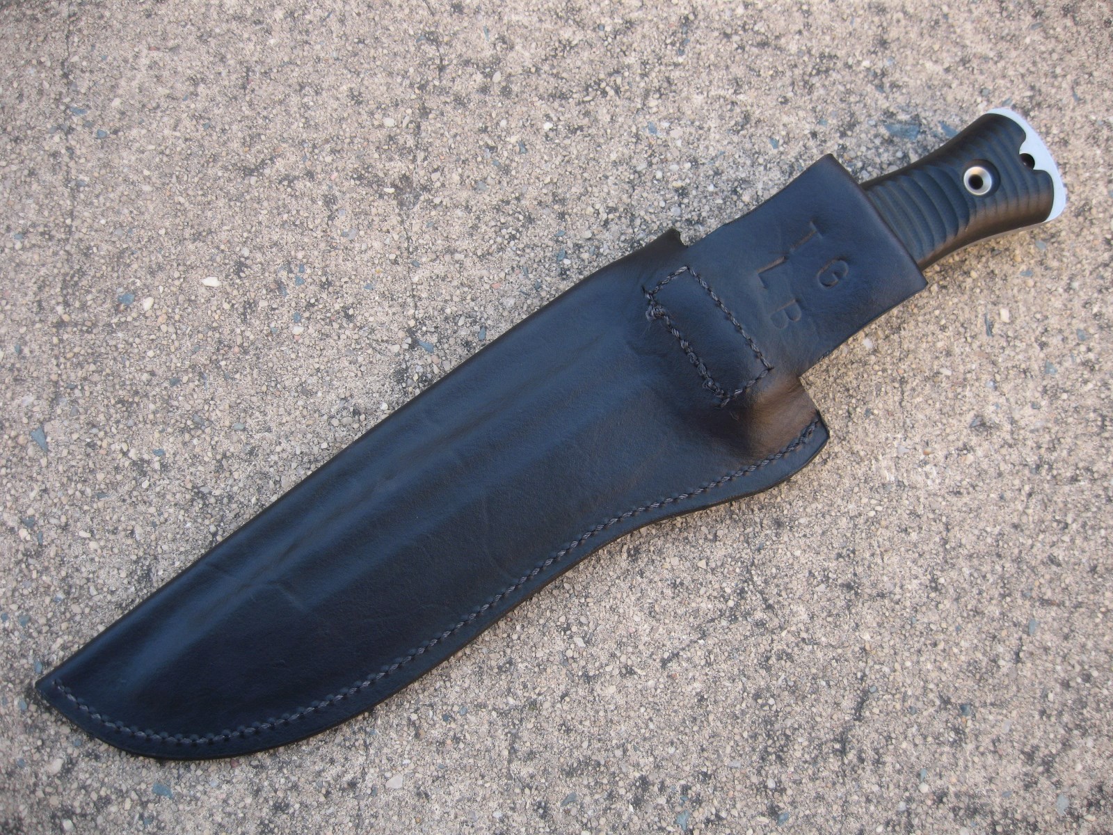 Azula Custom Molded Leather Sheath For Busse Combat Team Gemini TG ...