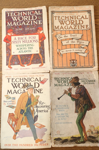 Technical World Magazine 10 Issues Just Fair Condition 1910 - 1915 | eBay