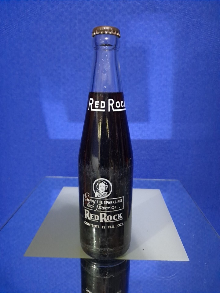 Full 12 Oz. Red Rock Cola Soda Bottle | eBay