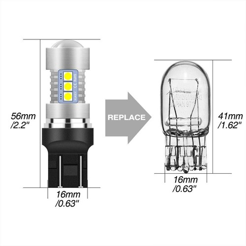 DRL Bulbs Lamps For Vauxhall Mokka W21/5w Capless E2 217 Daylight ...