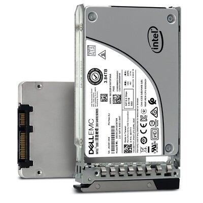 Dell 345-BBDK 3.84TB SATA 6Gb/s 2.5-inch Enterprise SSD in a G14/15/16 ...