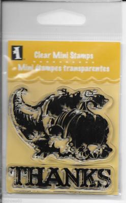 INKADINKADO Clear Mini Stamps Cornucopia Thanks Phrase Sayings ...