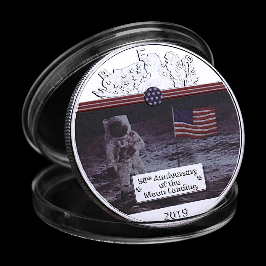 Space NASA Moon Landing 50th Anniversary Coin Collectable Commemorative ...