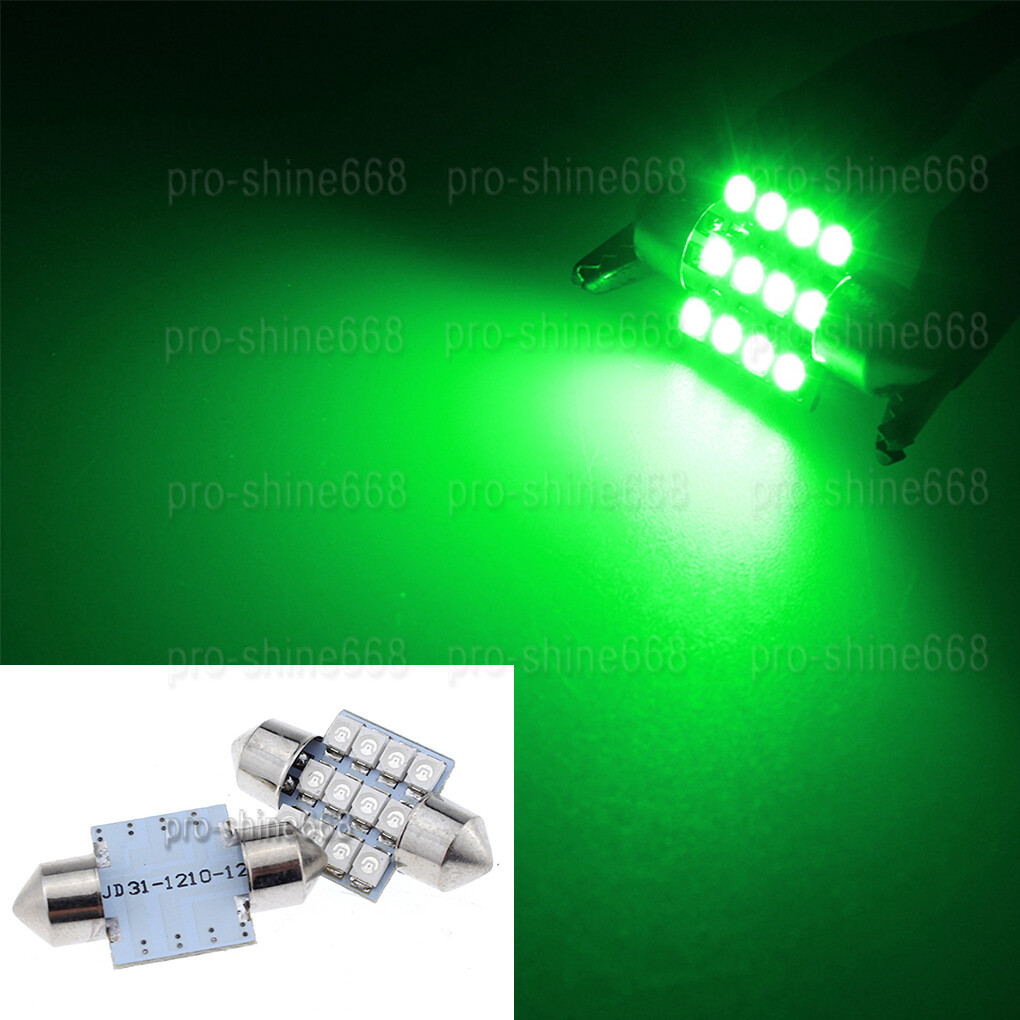 13x Ice Blue LED Lights Interior Package Kit Dome License Plate Lamp ...