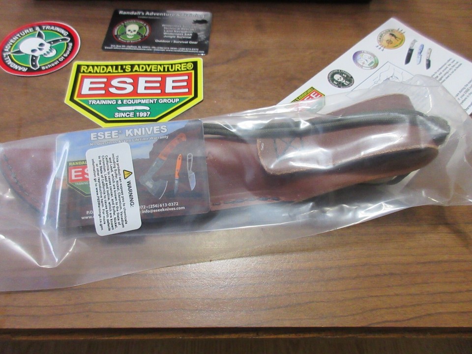 Esee Authentic Model 4HM Black Powder Blade Micarta Handle Fixed Blade ...