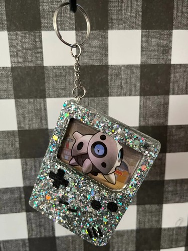 Aron Pokemon Card Keychain - Gameboy Keychain - Trading Card TCG - Rare ...