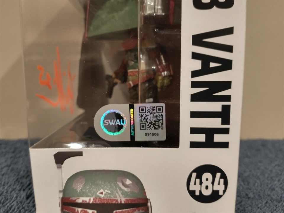 Funko Pop! Star Wars Cobb Vanth 484 William O'Neill SWAU Authenticated ...