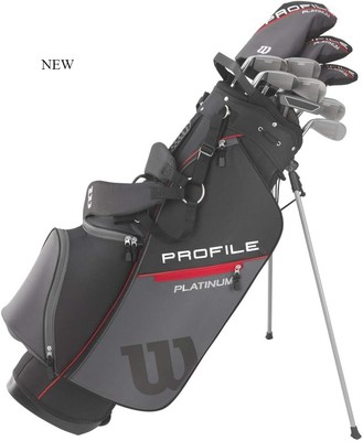 WILSON Men's Profile Platinum Complete Golf Club Package Set,Right ...