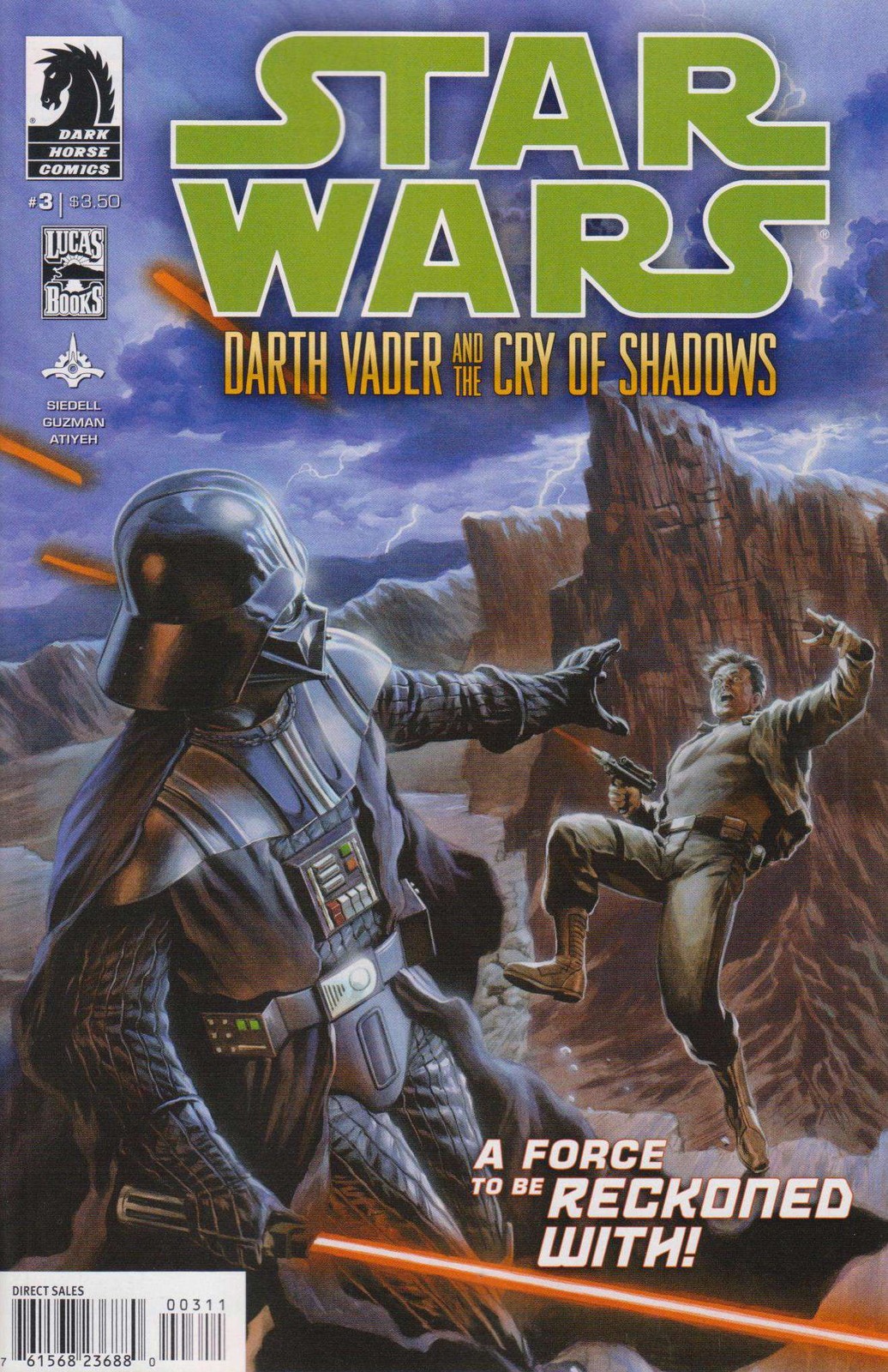 Star Wars: Darth Vader and the Cry of Shadows #3 FN; Dark Horse | w/Bag ...