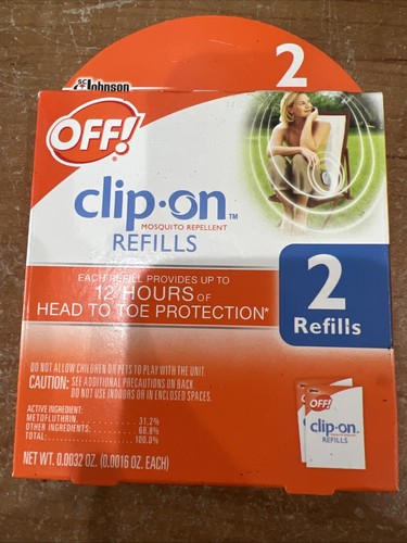 OFF! Clip On Mosquito Repellent Refills 2 Refills | eBay