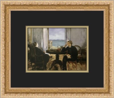 Edouard Manet Manet's Family at Home in Arachon Custom Framed Print | eBay