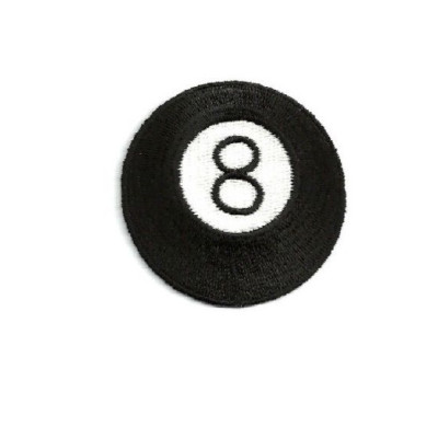 Billards - Pool - 8 Ball - Pool Ball - Game - Embroidered Iron On Patch ...