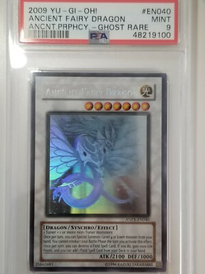 Yugioh PSA 9 Ancient Fairy Dragon ANPR-EN040 Unlimited Ghost Rare | eBay