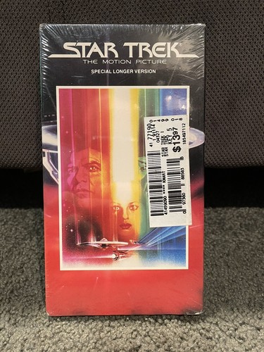 NEW SEALED Star Trek The Motion Picture VHS KMART Label 1991 Paramount ...