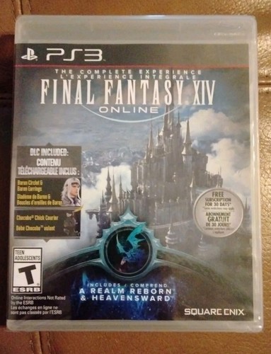 SEALED - Square Enix: Final Fantasy XIV: The Complete Experience (PS3 ...