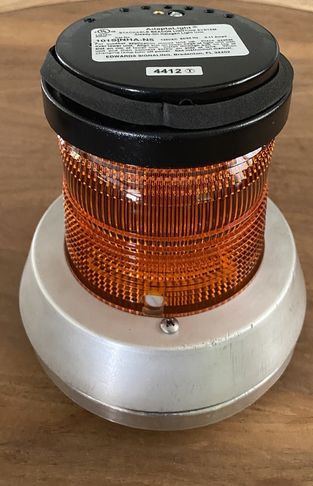 EDWARDS ADAPTALIGHT 101BS-N5 STACKABLE BASE UNIT W/ STEADY-ON HALOGEN ...