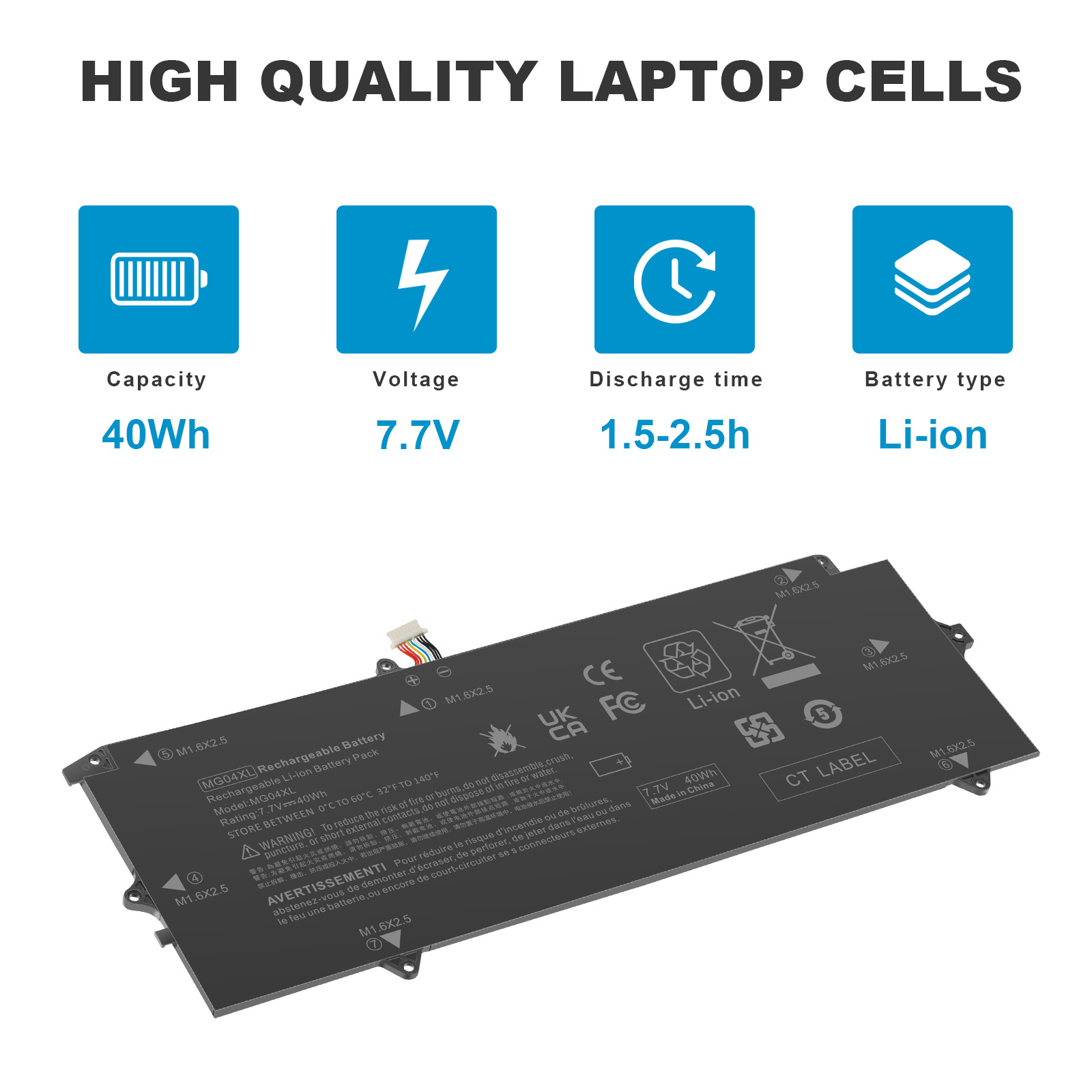 Battery for HP Elite X2 1012 G1 HSTNN-DB7F 812060-2B1 812205-001 MG04XL ...