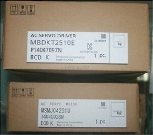 1Pcs Panasonic SERVO?MOTOR+DRIVER?MSMJ042G1U+MBDKT2510E en | eBay
