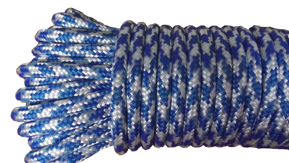5/16" (8mm) x 75' Halyard Line, HMPE Double Braid Line, Boat Rigging ...