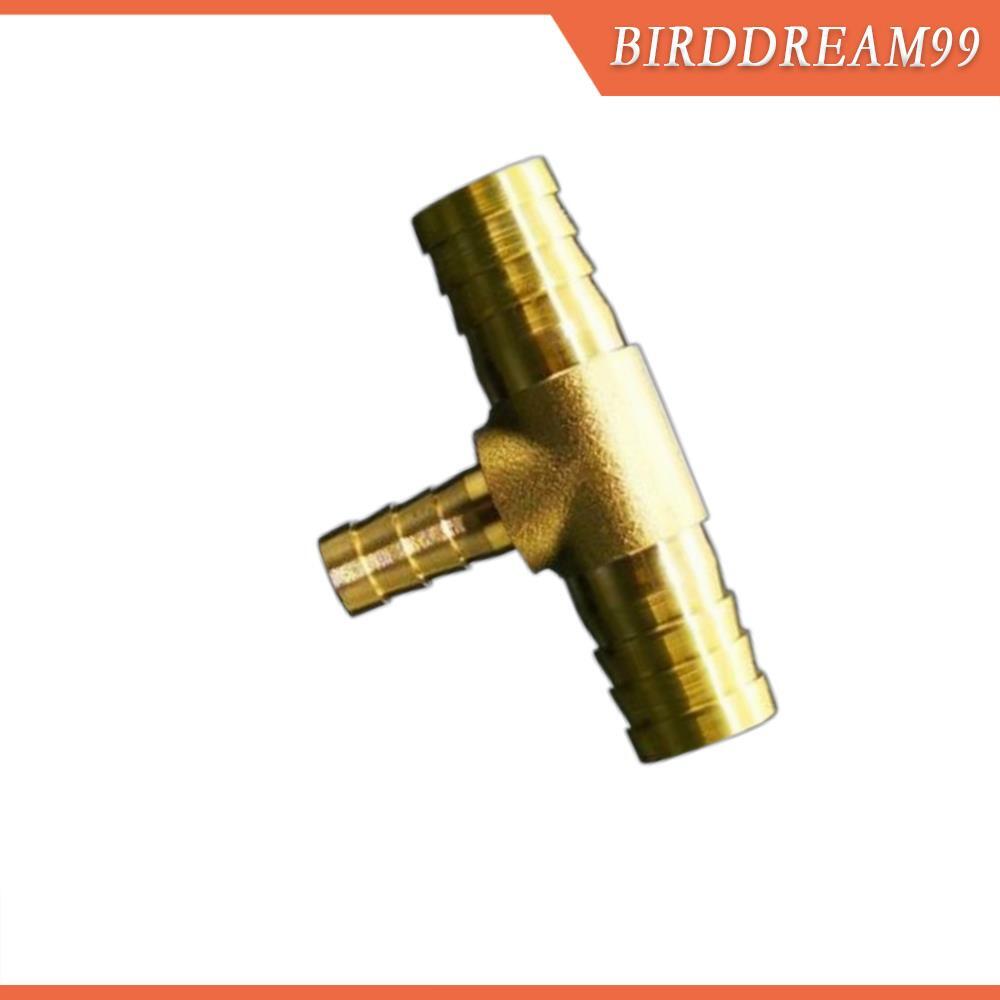 1X Tee 3Way Hose Barb Fitting Fuel Connector Brass 16mm-10mm-16mm 5/8 ...
