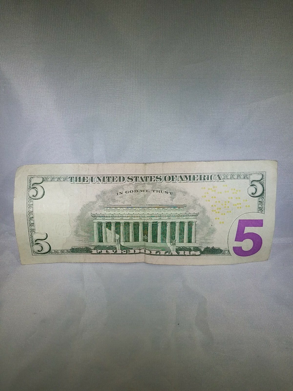 2013 $5 FANCY MONEY SERIAL NUMBER BINARY BILL CURRENCY 5 IN ROW MF ...