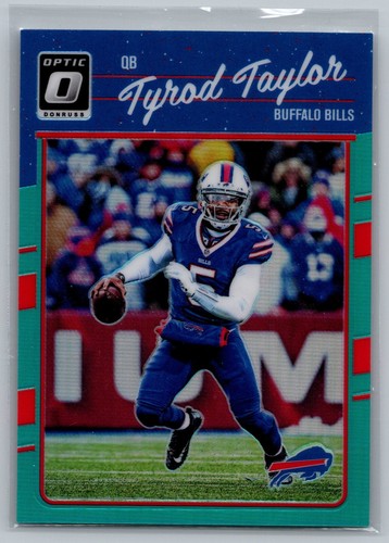 Tyrod Taylor 2016 Donruss Optic AQUA #10 Football NFL Card /299 Buffalo ...