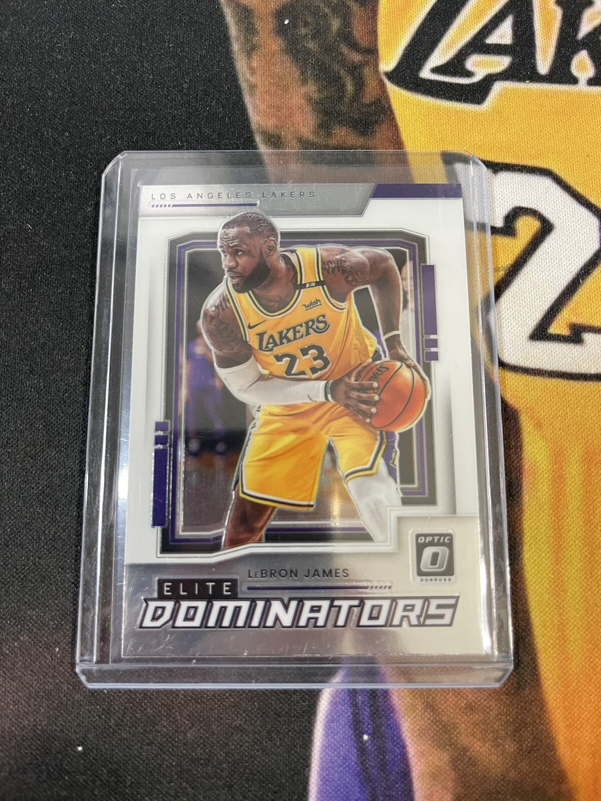 2021-22 Panini Donruss Optic LeBron James Elite Dominators #6 Lakers | eBay