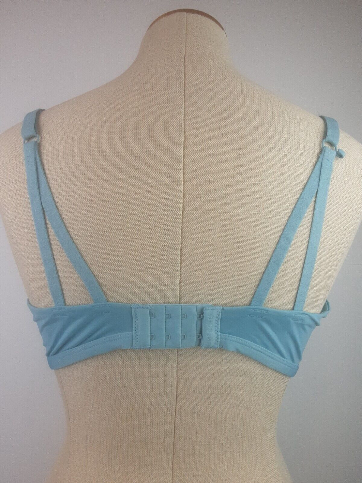 Kindly Yours RN 15577 Blue Nylon SPANDEX Wire Free T-Shirt Bra Size ...