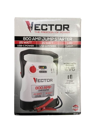 Vector 800 Amp Jump Starter w/USB Power | eBay