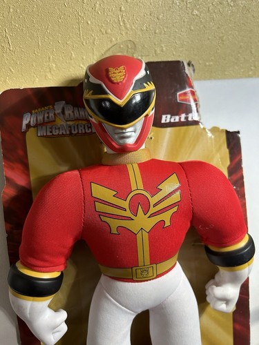 Power Rangers Mega Force Red Ranger Plush Battle Buddy 16" | eBay